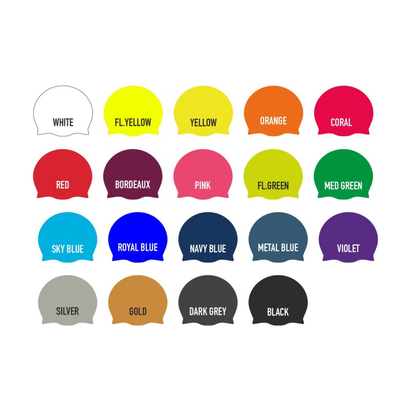 Printed Swim and Lifesaving Caps with your own Logo Branding